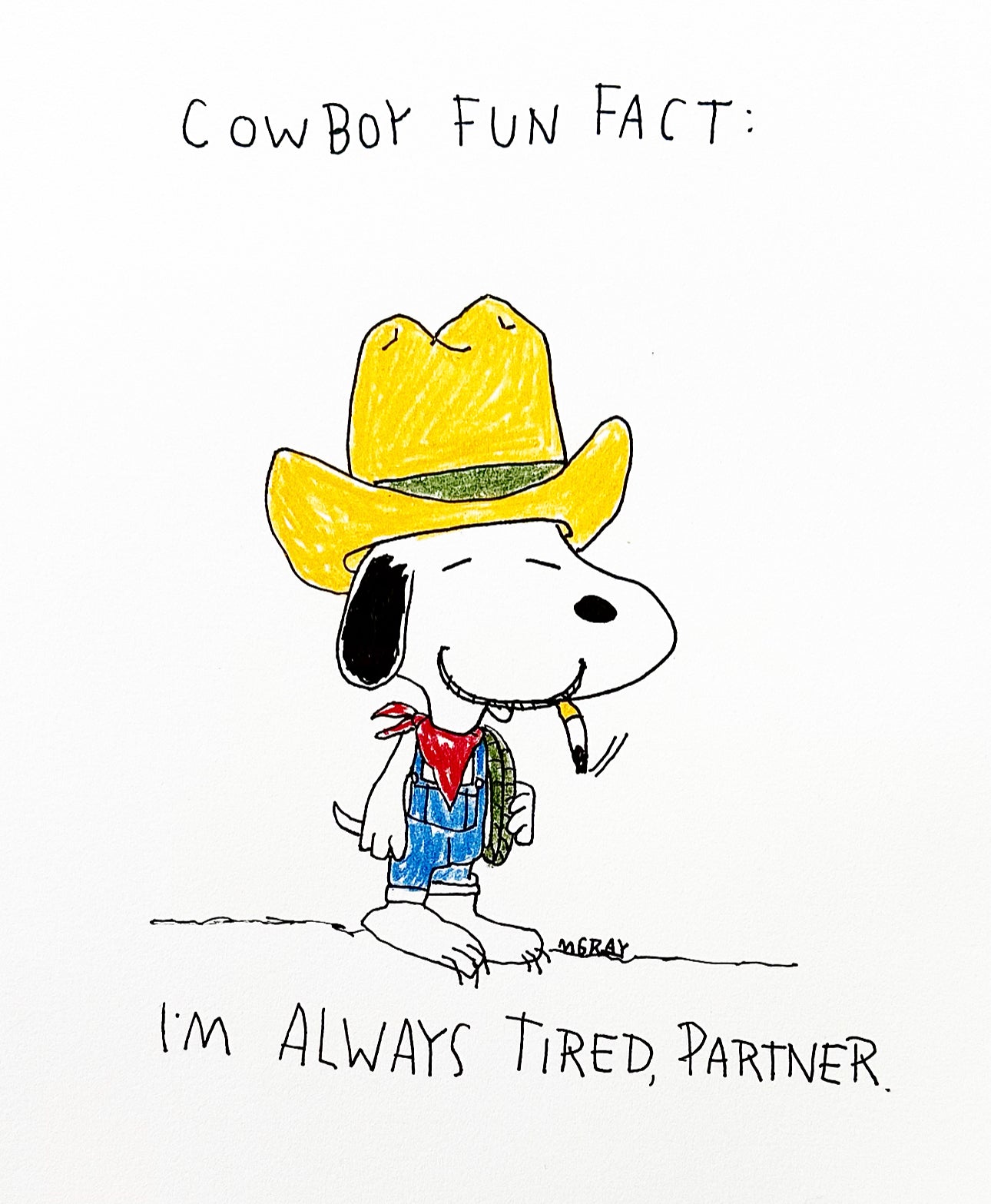 Cowboy Fun Fact 5 – Really Good Artist