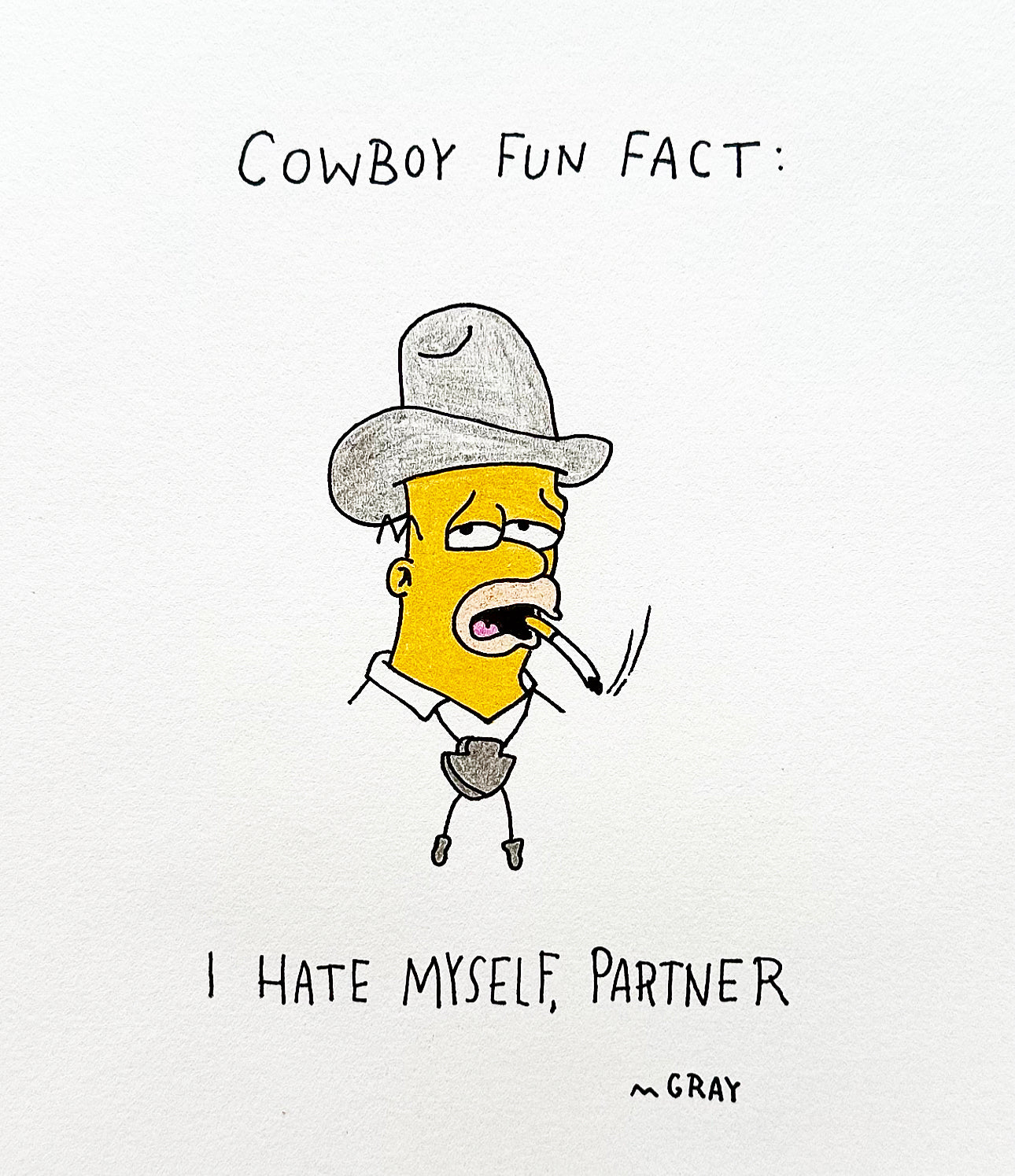 Cowboy Fun Fact – Really Good Artist