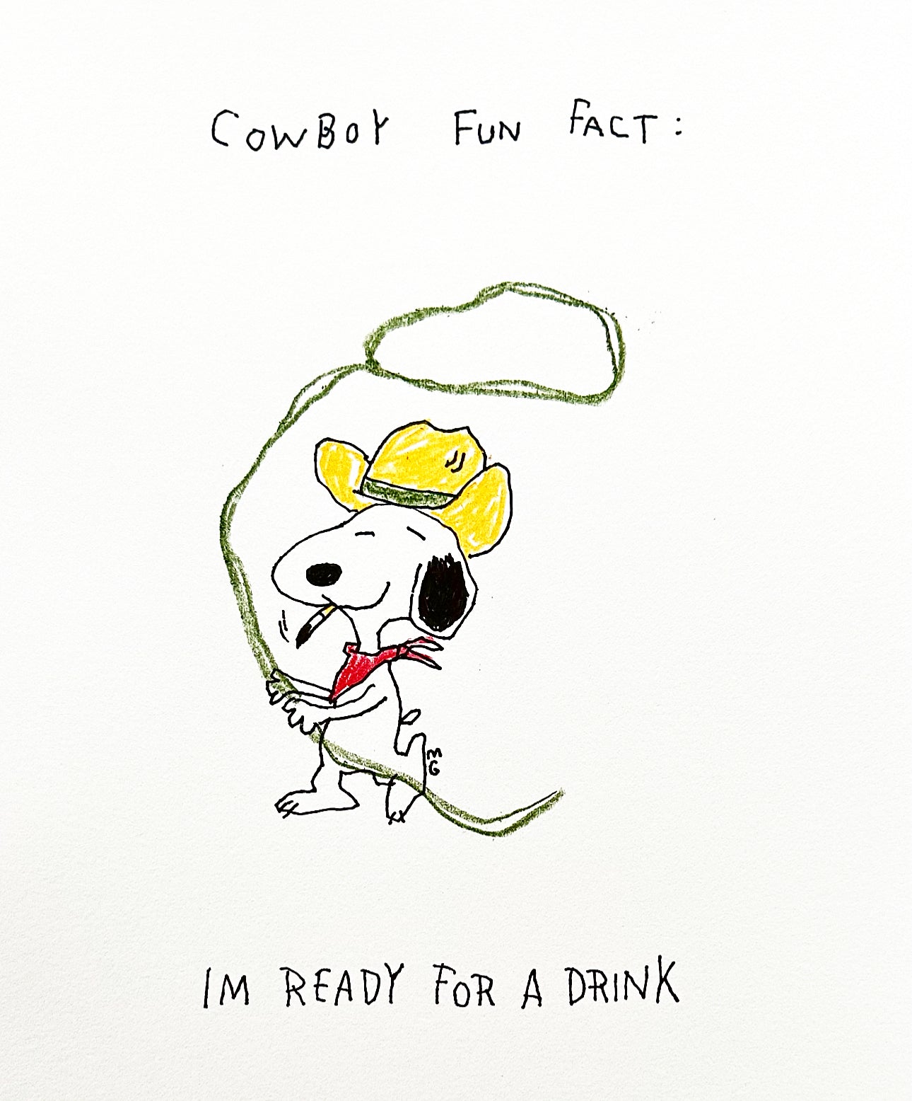 Cowboy Fun Fact 2 – Really Good Artist