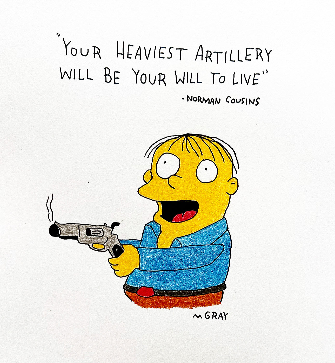 Heaviest Artillery Ralph Wiggum – Really Good Artist